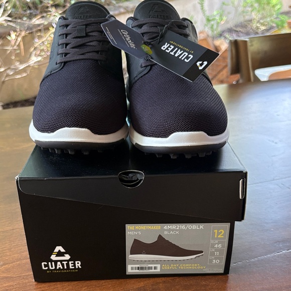 Travis Mathew | Shoes | Mens Cuater By Travis Mathew Black Golf Shoes ...